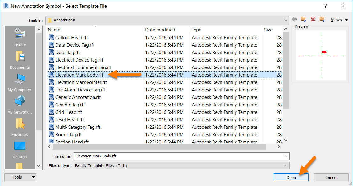 Tutorial 6 - Create an Elevation Mark