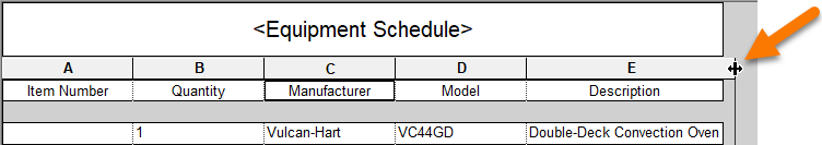 Tutorial 1 - Create an Equipment Schedule