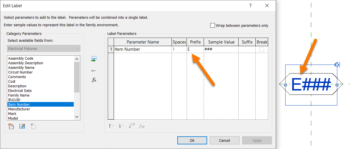 Creating MEP Tags with Prefixes in Revit